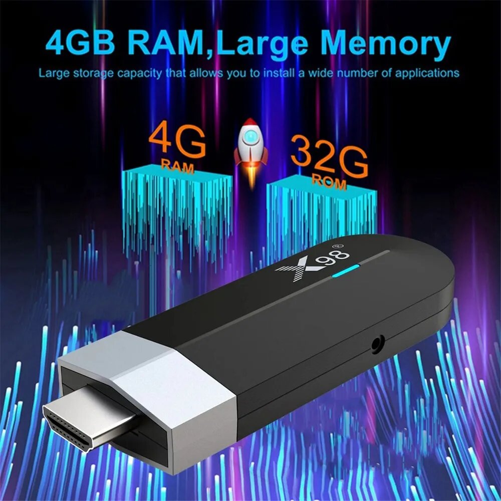 X98s500 Приставка S905y4 4k HD Bluetooth WIFI ТВ-Приставка Вилка США