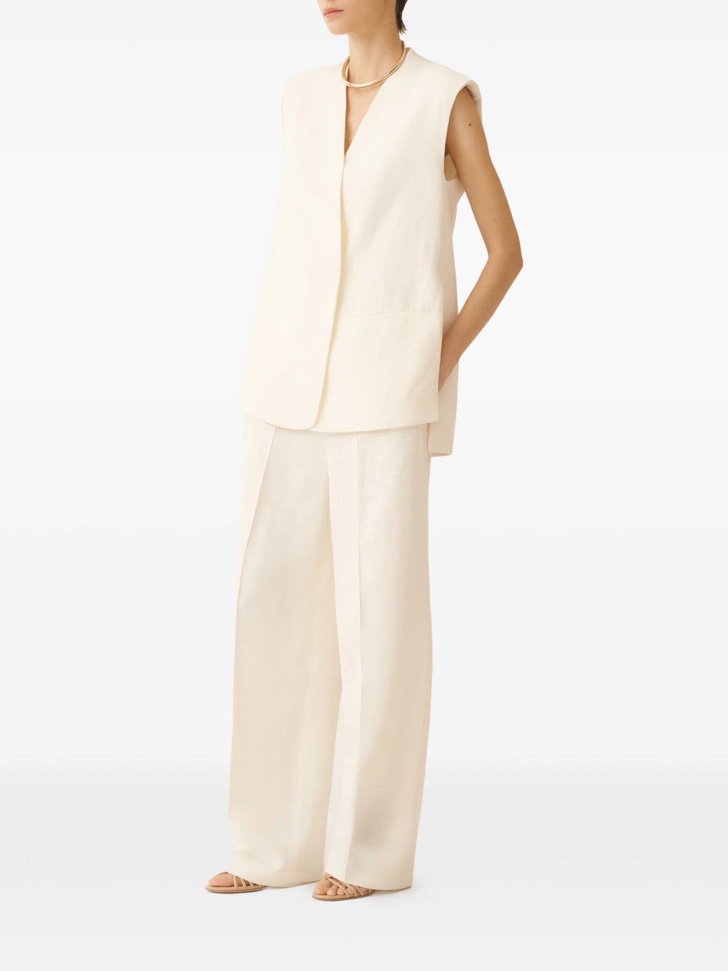 Брюки FABIANA FILIPPI Elasticated trousers, размер 42 — фото 1