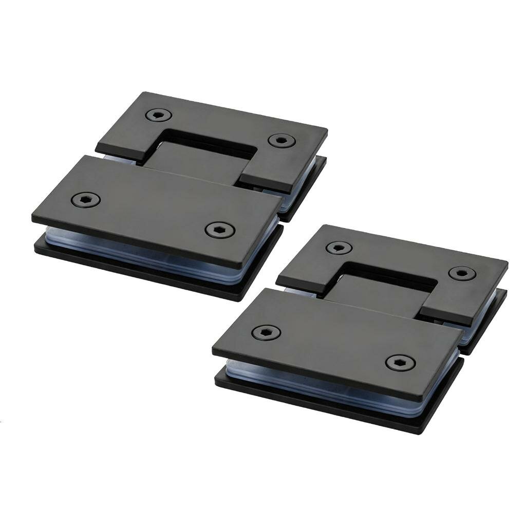 Крепёж для стеклянной двери (2 шт.), 90 градусов