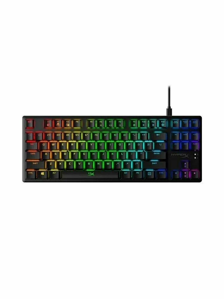 HyperX Игровая клавиатура проводная Alloy Origins Core, Английская раскладка, черный матовый
