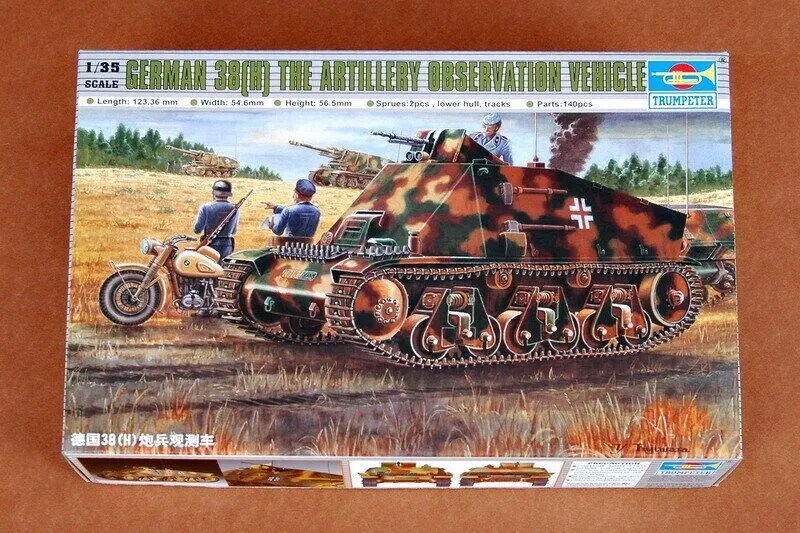 Trumpeter 00355 1/35 Немецкая артиллерийская наблюдательная машина 38(H) Танки