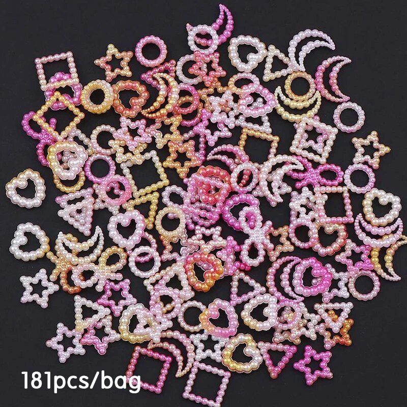 3D фигурки для ногтей, 181шт, Type15