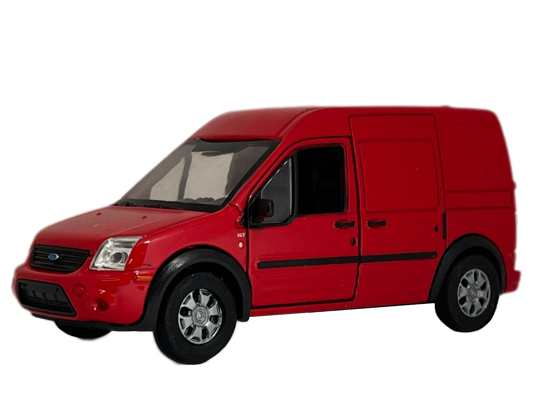 Модель машины Welly Ford Transit Connect, 1:38, красный , металл