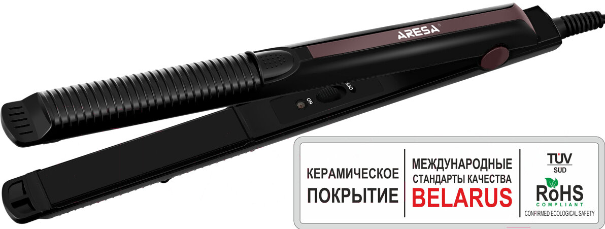 Выпрямитель для Aresa волос утюжок профессиональный