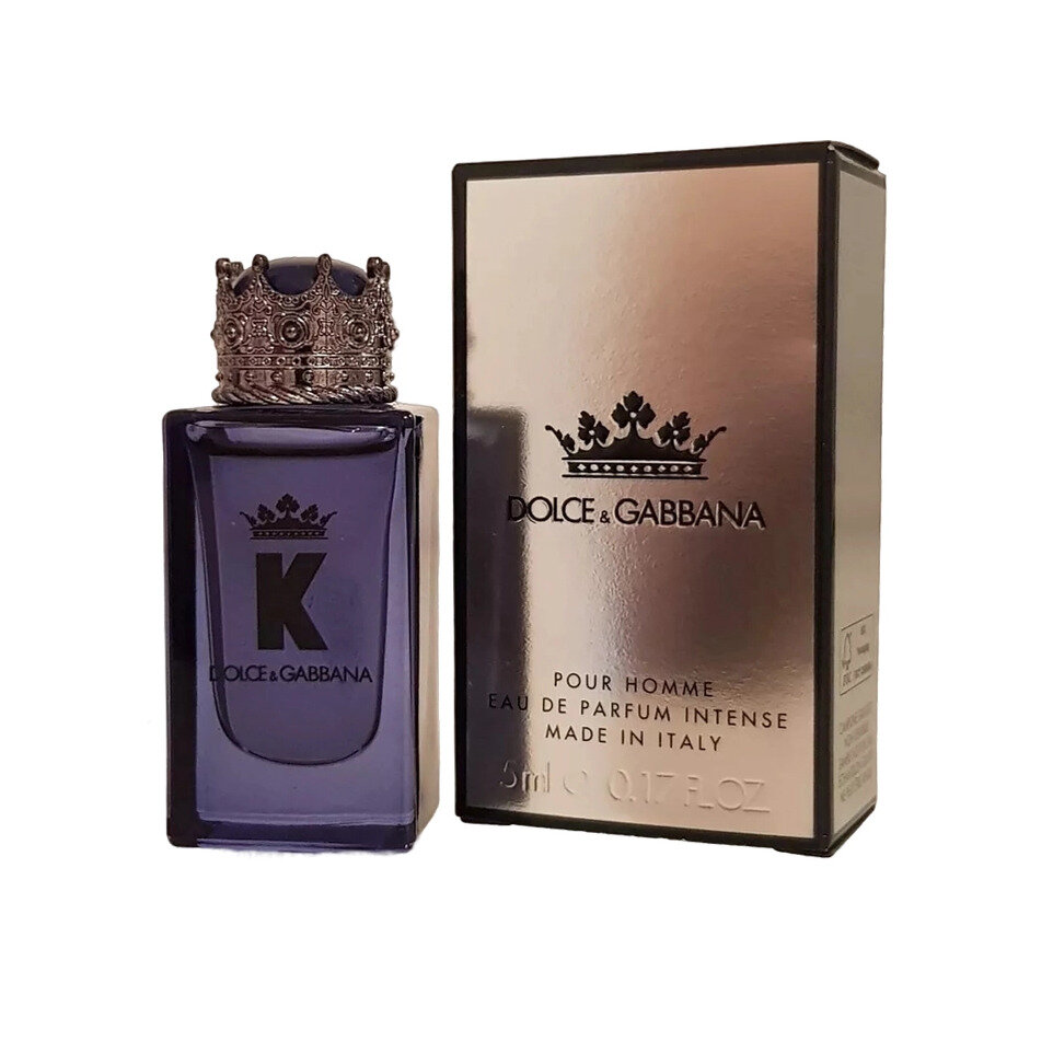 Парфюмерная вода для мужчин Dolce Gabbana K Eau De Parfum Intense 5 мл / Духи Дольче Габбана К О Де Парфам Интенс