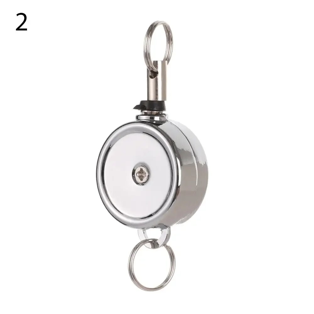 Металлический брелок-ретрактор для бейджа -2-