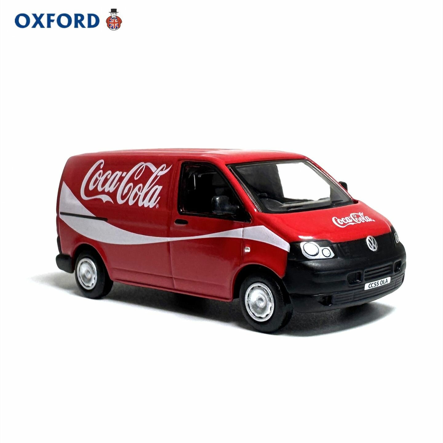 OXFORD Модель фургона из сплава, 1:76, серия Volkswagen & Coca-Cola (Фургон Volkswagen T5 в ливрее Coca-Cola)