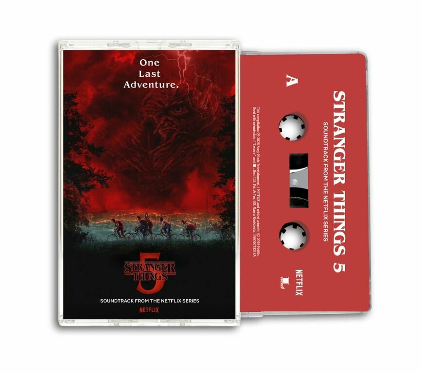 Аудиокассета Stranger Things 5 - Soundtrack MC