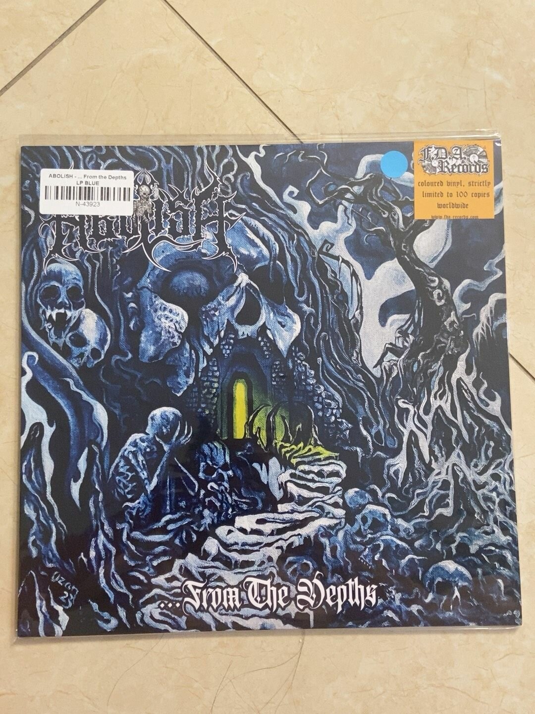 Виниловая пластинка abolish from the depths, LP, BLUE