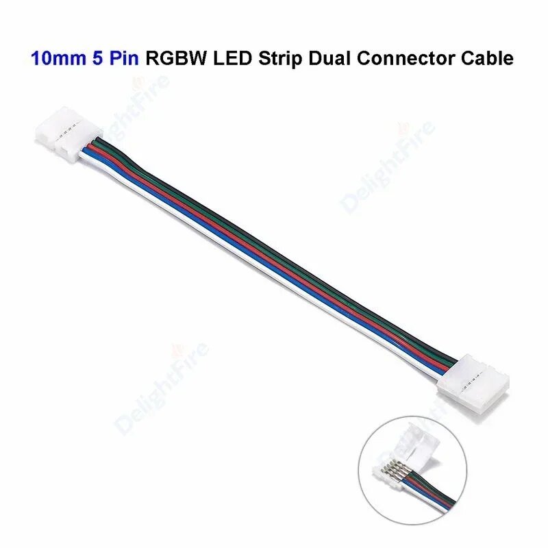 10 мм 5-Pin RGBW LED лента, разъем