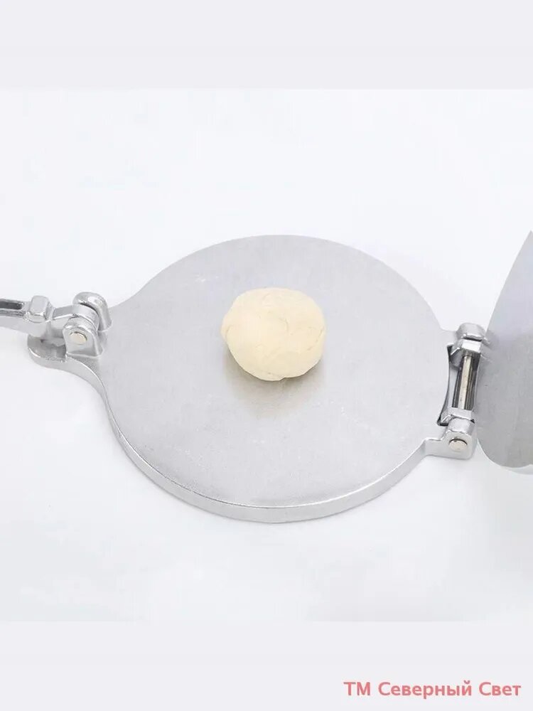 Тестораскатка алюминиевый сплав серый металлик Китай 25 см 1000 г