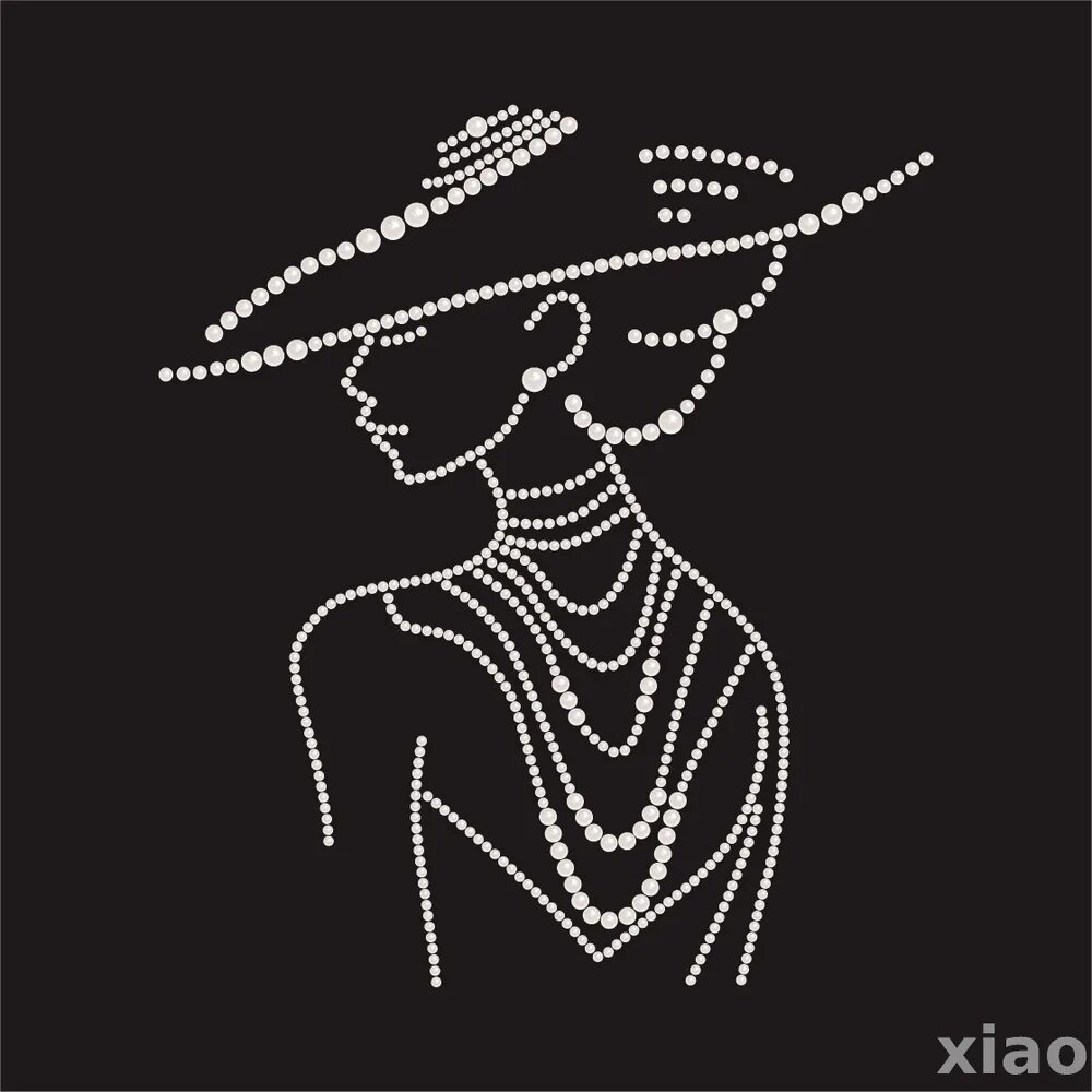 Круглая картина из перламутровой смолы, DIY серия персонажей, 30*30 см