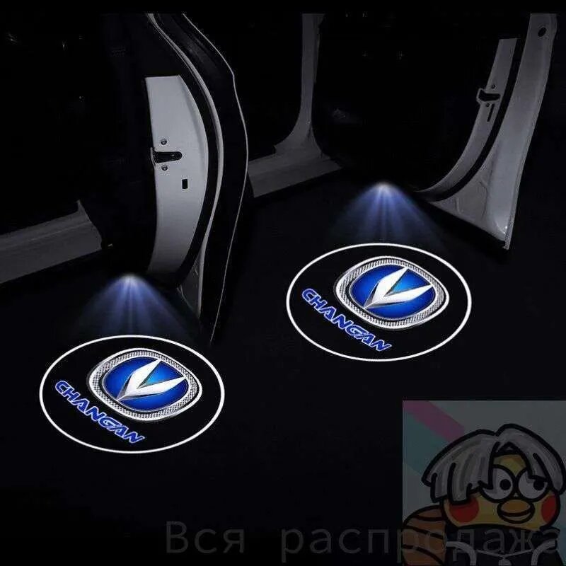Автомобильный светодиодный приветственный фонарь с логотипом для Changan UNI-K CS75 PLUS CS95 CS35 Alsvin CS15 CS5566