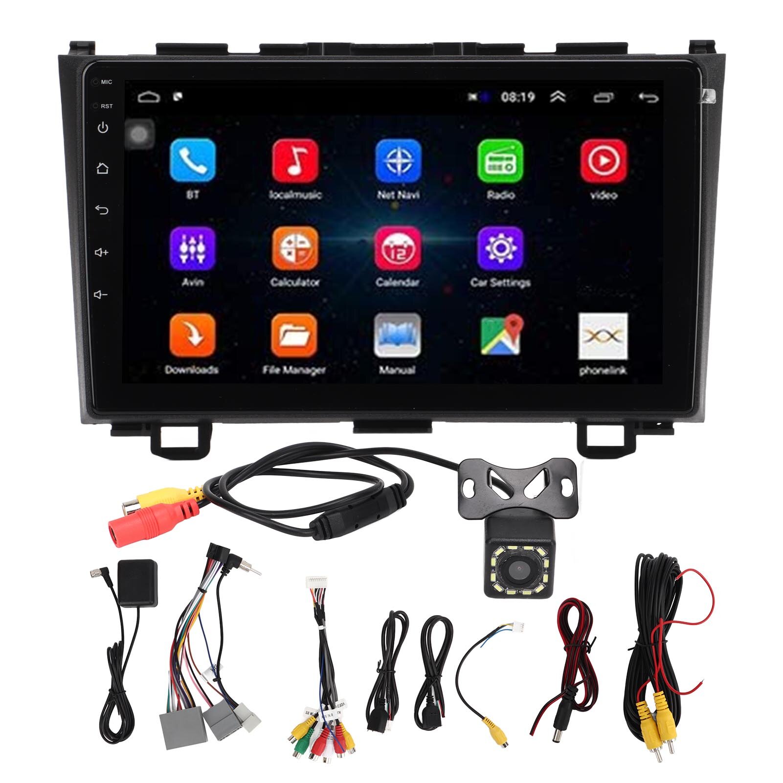 9in GPS навигация Android 11, 1/16 ГБ для Honda CR-V 2007-2011