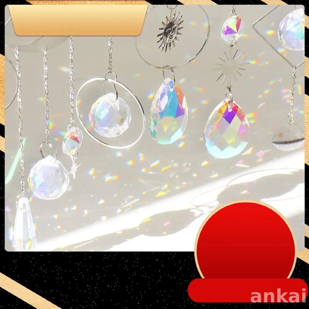 Украшение подвесное интерьерное, 7 ШТ хрустальный кулон-ловец солнца-ankai