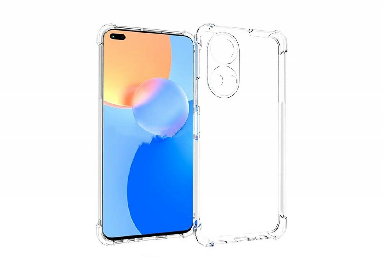 Чехол бампер MyPads Tocco для Honor Play 30 Plus и Huawei Honor V30 + Plus прозрачный противоударный