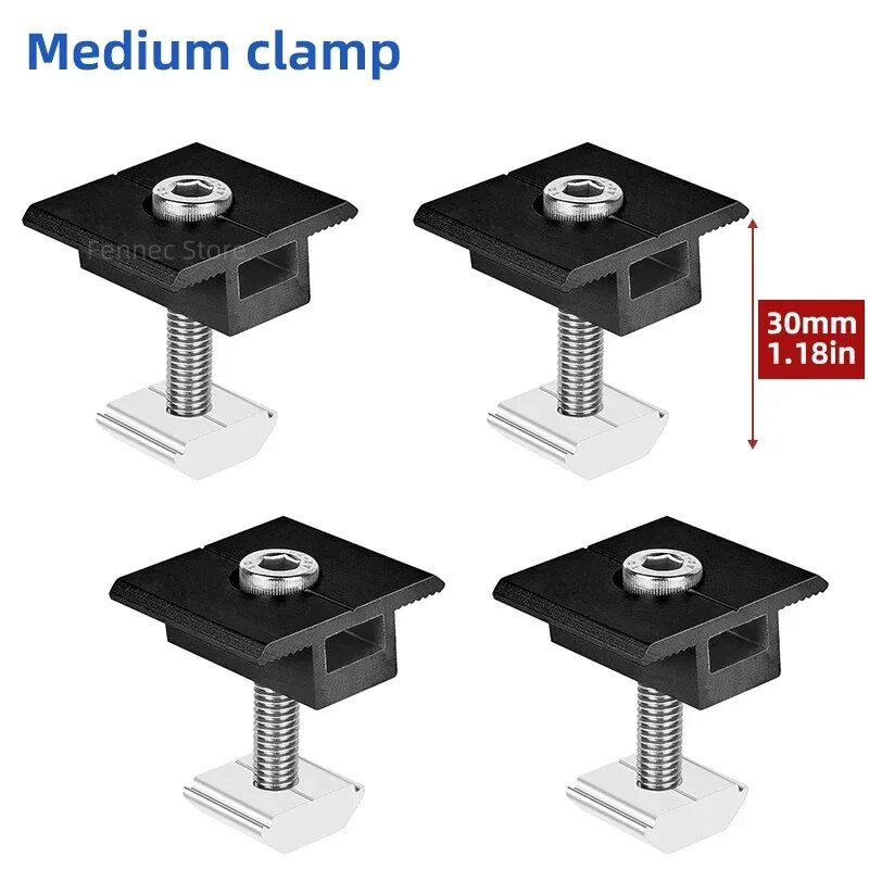 Аксессуары для крепления солнечных панелей 4/10/20 шт TypeB-4PCS-30MM