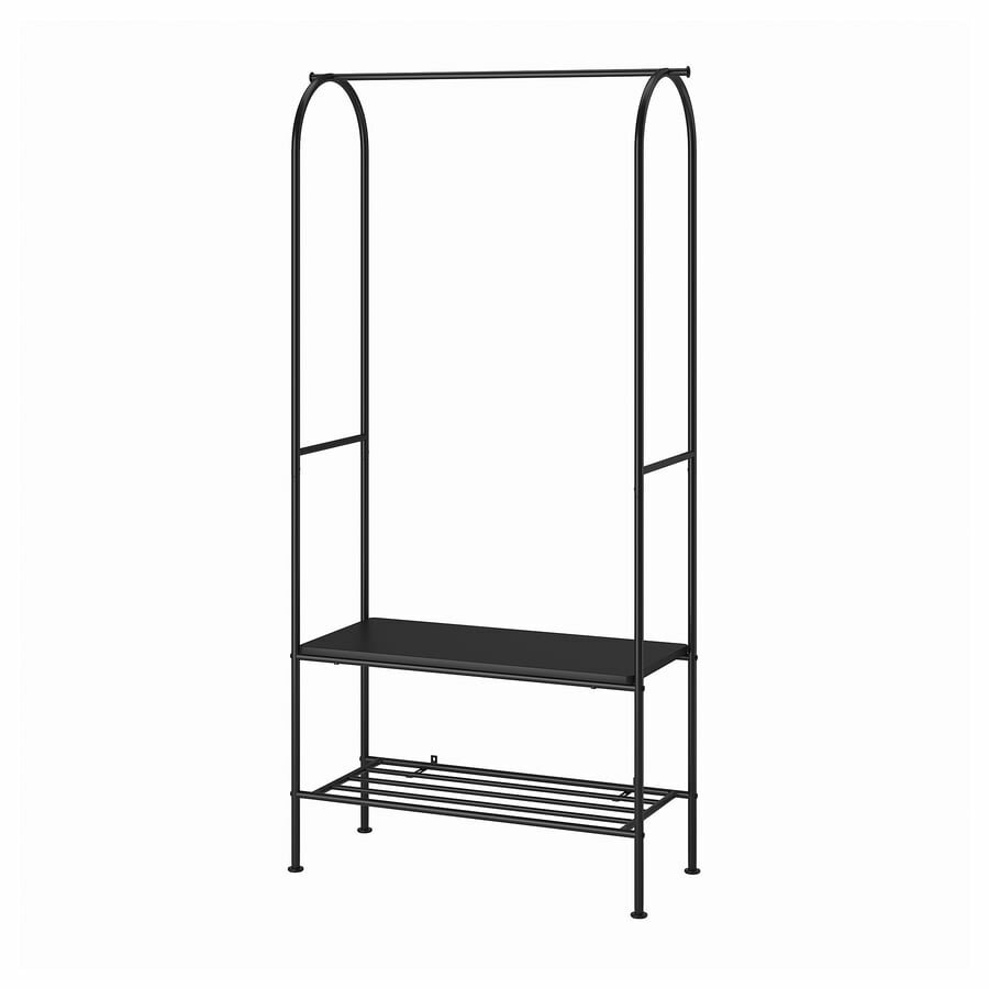 Вешалка для одежды и обуви IKEA GRAFJALLET цвет антрацит, 90x36x175 см, 005.702.22
