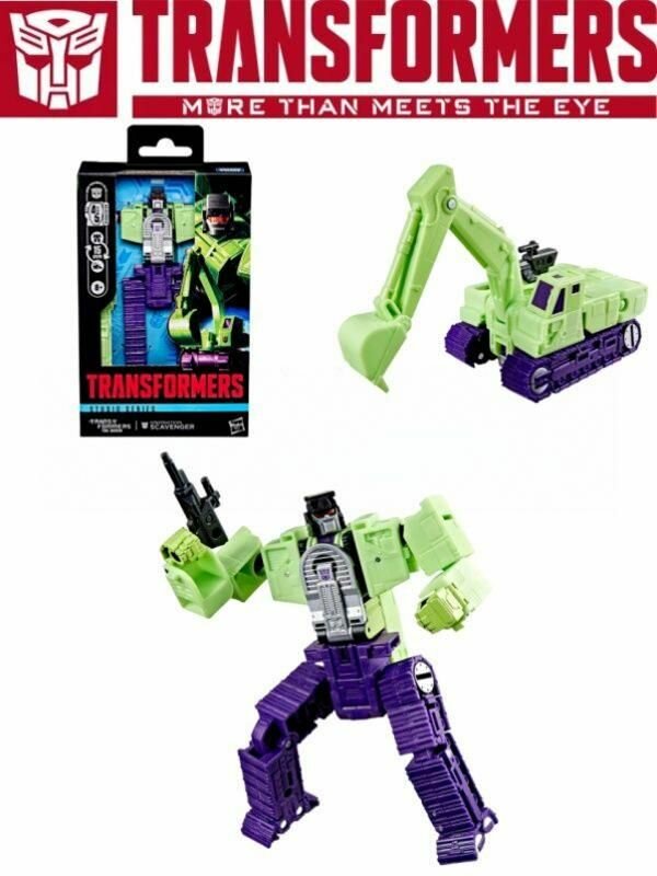Трансформеры хасбро Игрушка 86 Constructicon Scavenger Deluxe Class Transformers Studio Series Transformers: The Movie 86