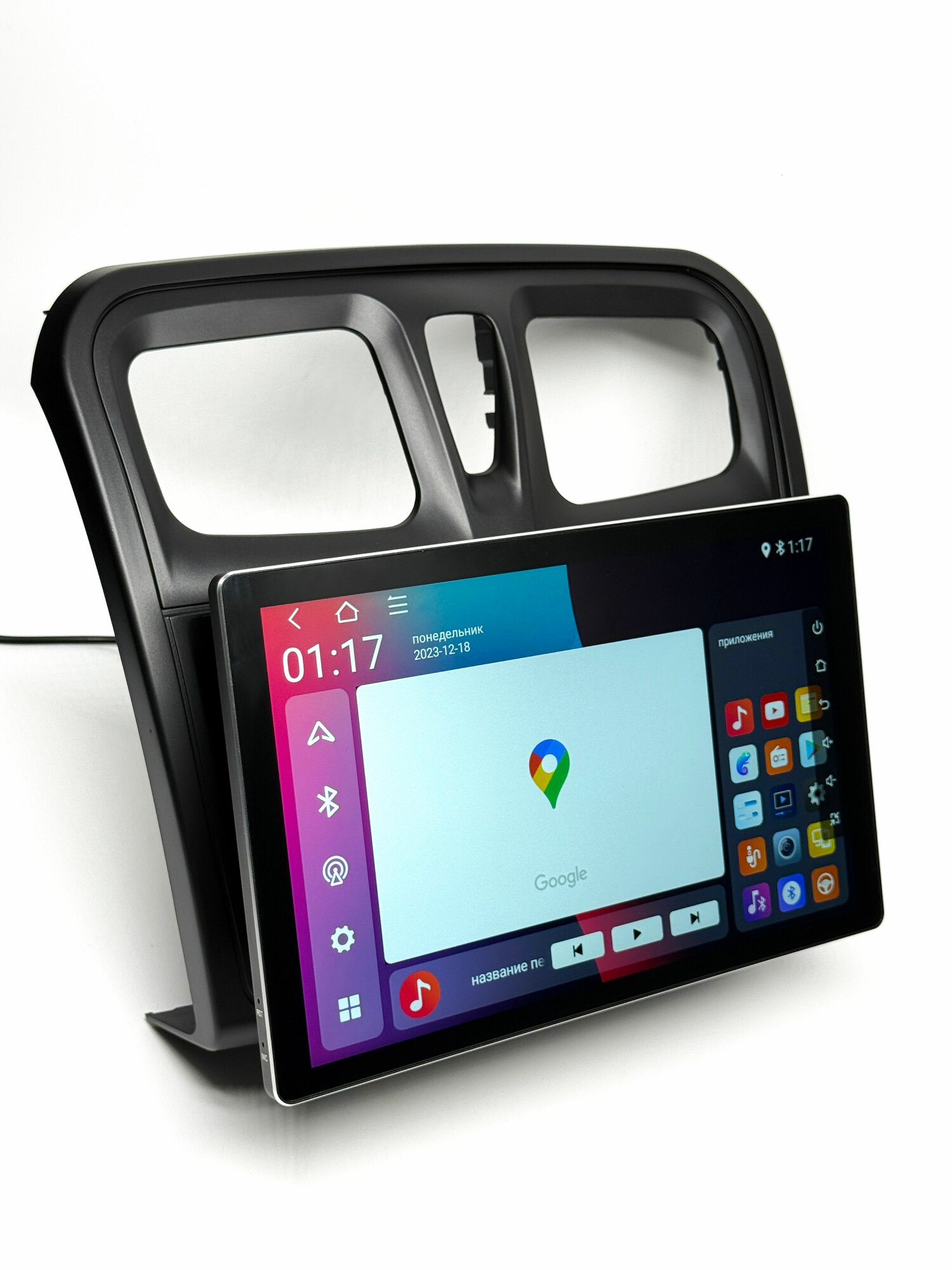 Тесла магнитола 11.5 дюймов 8 ядерная 4/64ГБ Renault Logan 2 (Sandero Stepway) 2012-2018