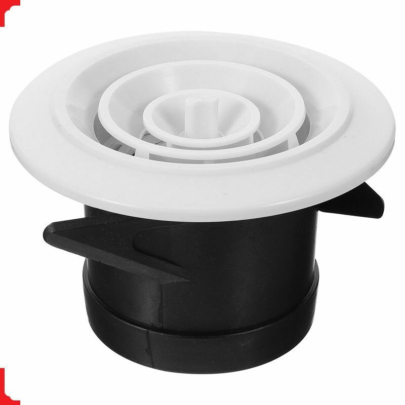 Вентиляционный диффузор для пола, внутренний сушилка, круглые белые вентиляционные отверстия 11.00X11.00X7.00CM