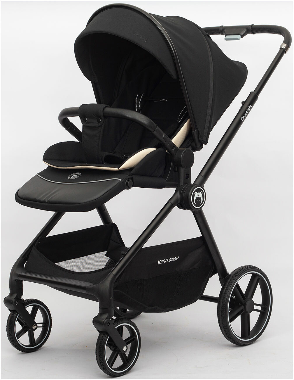 Коляска прогулочная Ining Baby Z1 PRO black