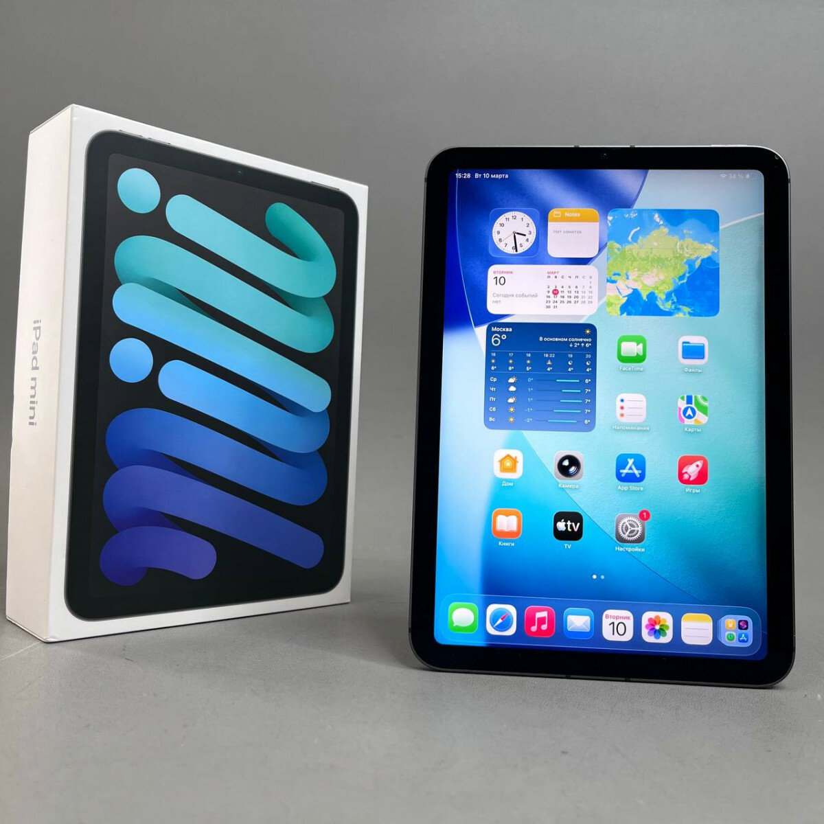 8.3'' Планшет Apple iPad mini 6 Wi-Fi+Cellular 64GB Space Grey (MK893ZP)