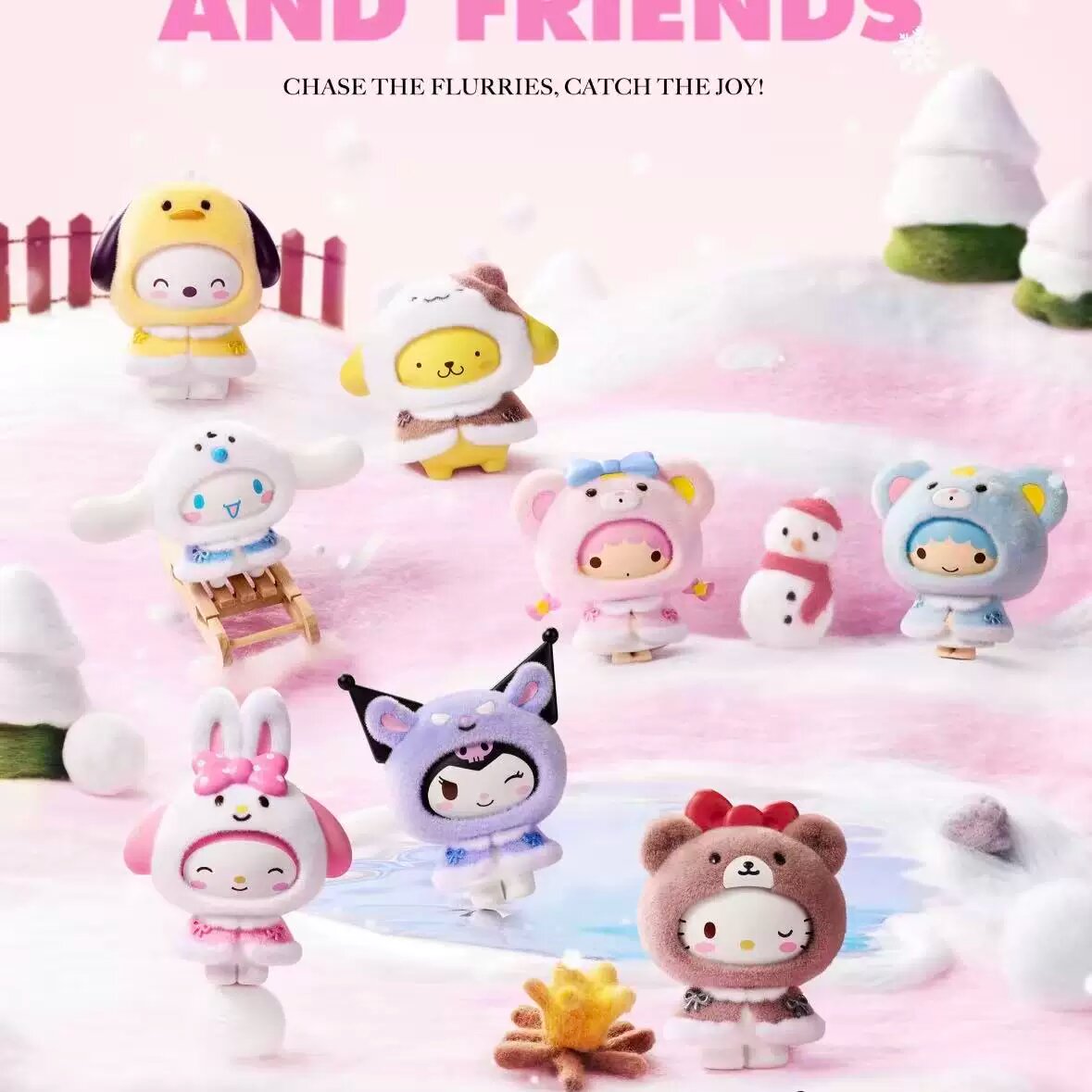 MINISO Sanrio Персонажи Случайная Коробка Игрушка, Мягкие Висячие Украшения Подарок для Друзей