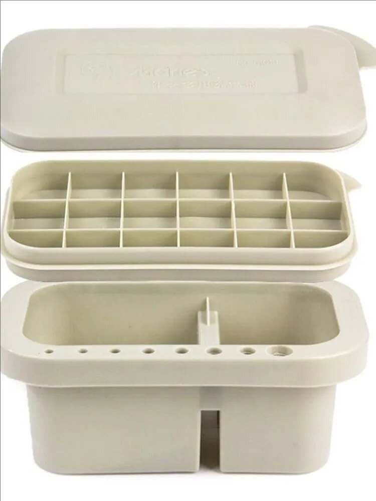 Палитра для акрила и гуаши с 16 держателями для кистей и 18-луночной палитрой