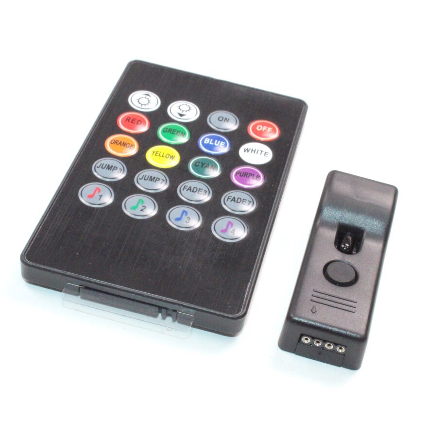 Контроллер 3ch Bluetooth audio IR20-BT-RGB-01 5-24V, 144W, 40кн, вых.- 3х2А (управление через приложение)