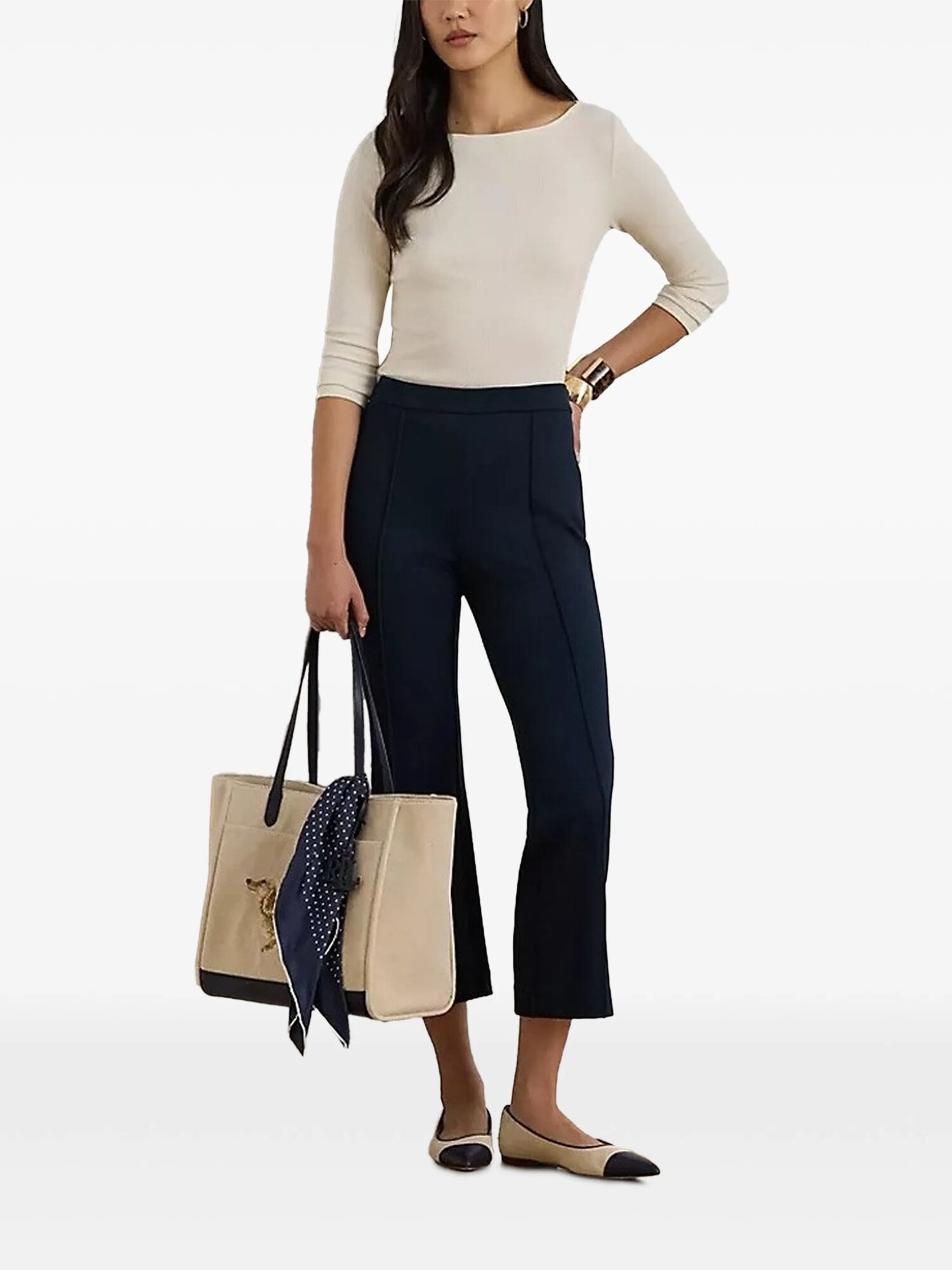 Топ Lauren Ralph Lauren Ribbed knit top, размер 42 — фото 1