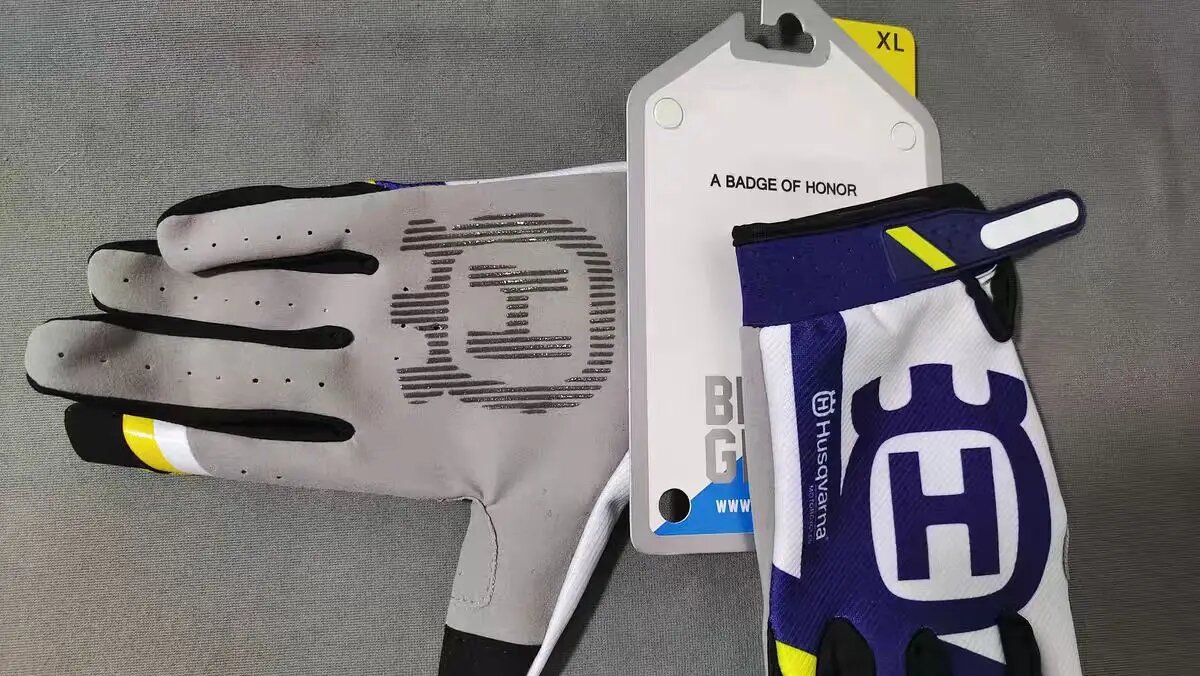 Husqvarna полиэстеровые велосипедные перчатки S, Коричневый, кофе