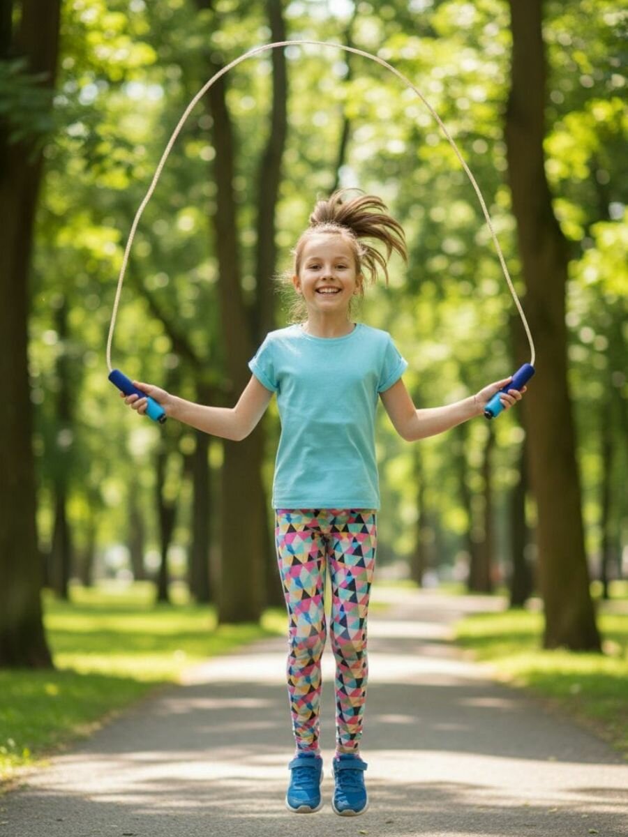 Скакалка со счетчиком прыжков для скиппинга и фитнеса детская подростковая, гимнастическая