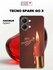 Силиконовый чехол на Tecno Spark Go 3 / Текно Спарк Го 3 с принтом The midnight ...