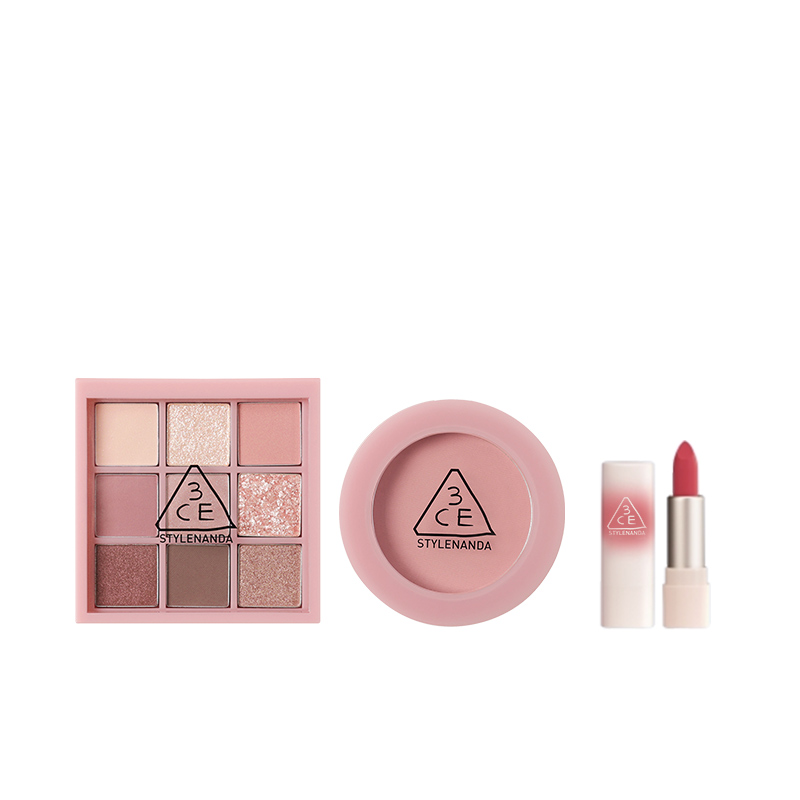 Набор теней для век, жидкая помада и румяна женский 3CE 1397002282