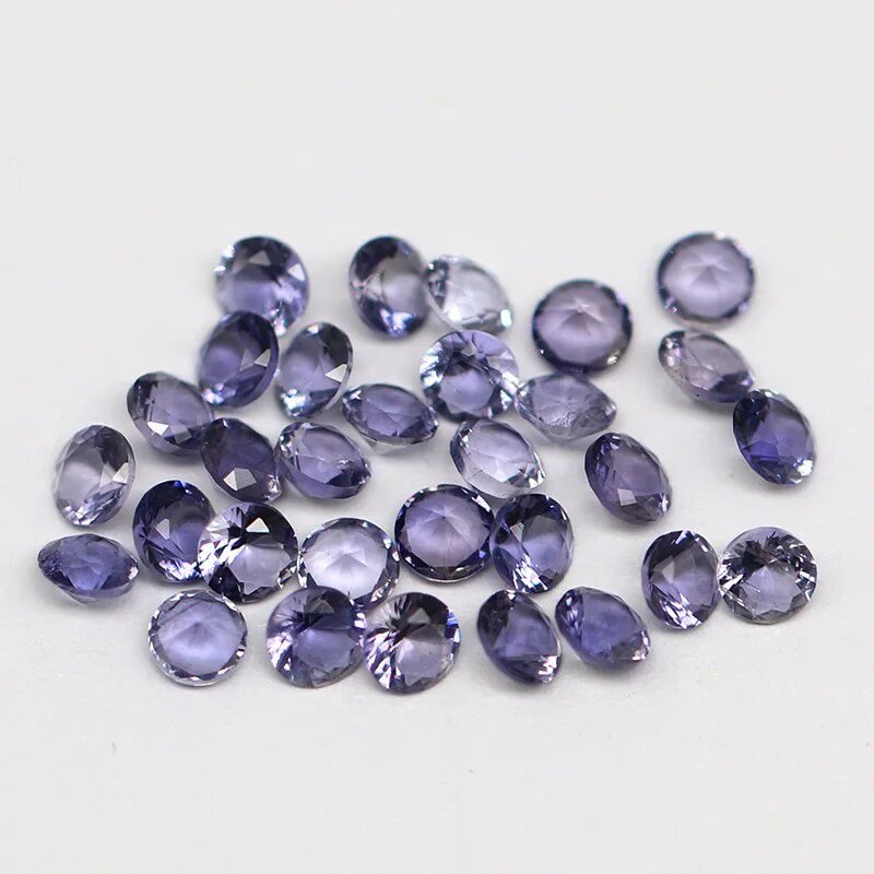 Натуральные бусины иолит круглые 2/2.5/3/4 мм 50 шт RD 3.0mm 50PCS