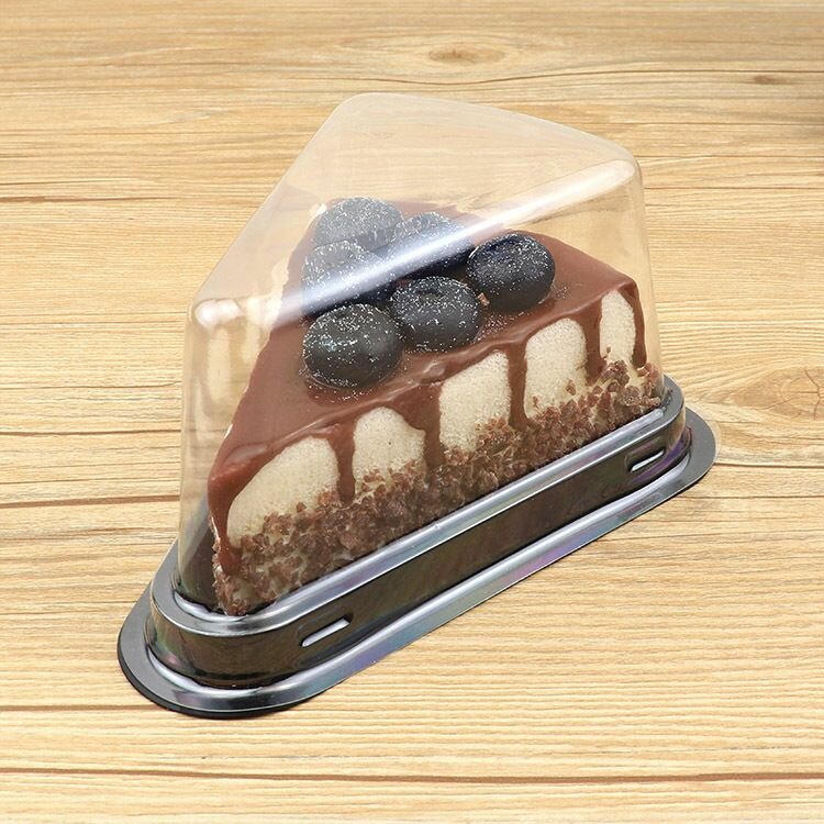 Треугольная коробка для хранения тортов, контейнер для тортов с крышкой, коробка для упаковки сырных десертов, 30 штт.