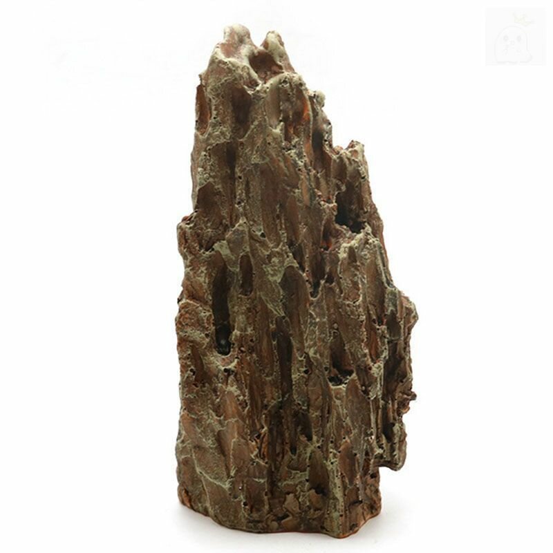 Украшения для аквариума из натурального драконьего камня, 11 x 10 x 22 см