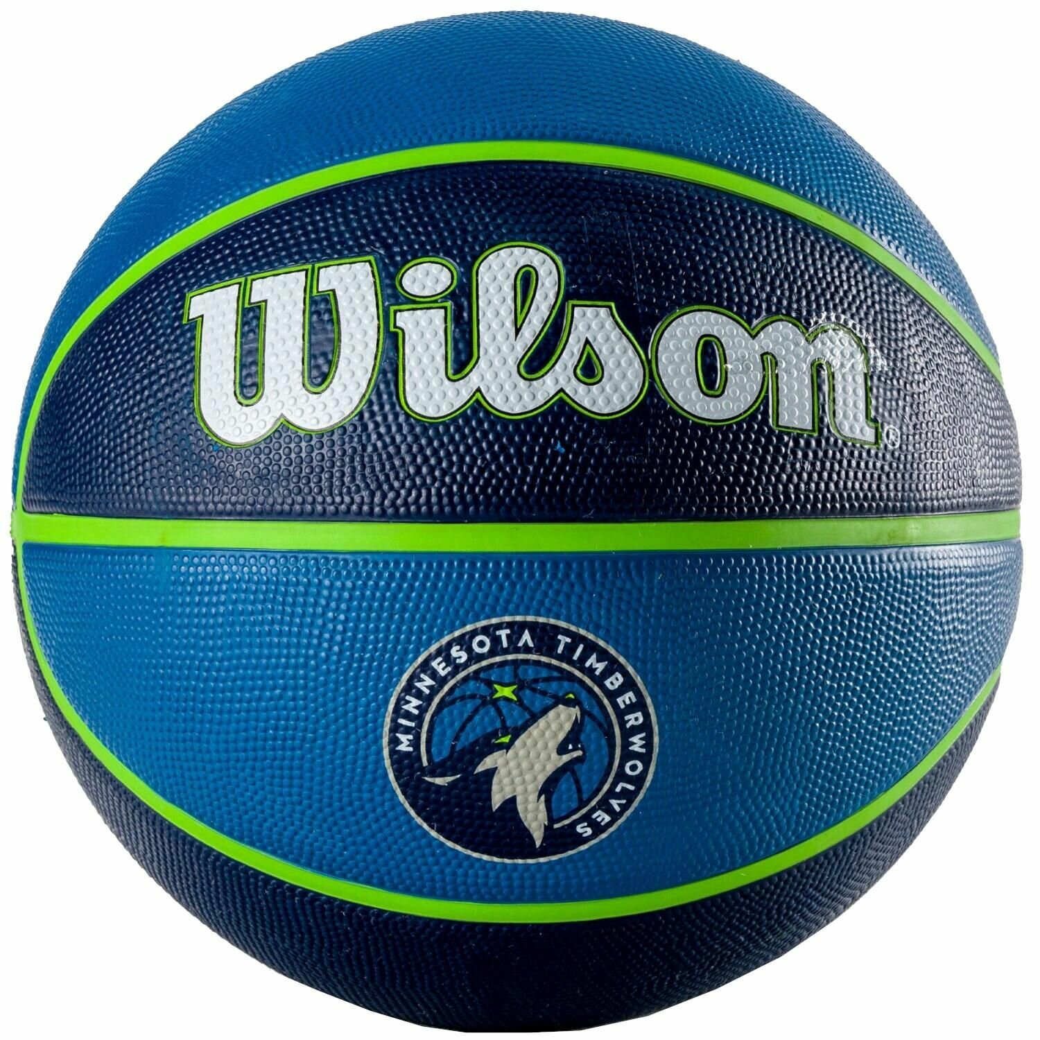 Wilson NBA Команда Minnesota Timberwolves Баскетбольный мяч размер 7, Decathlon, Цвет: Синий / Темно-синий / Синий, Размер: 7