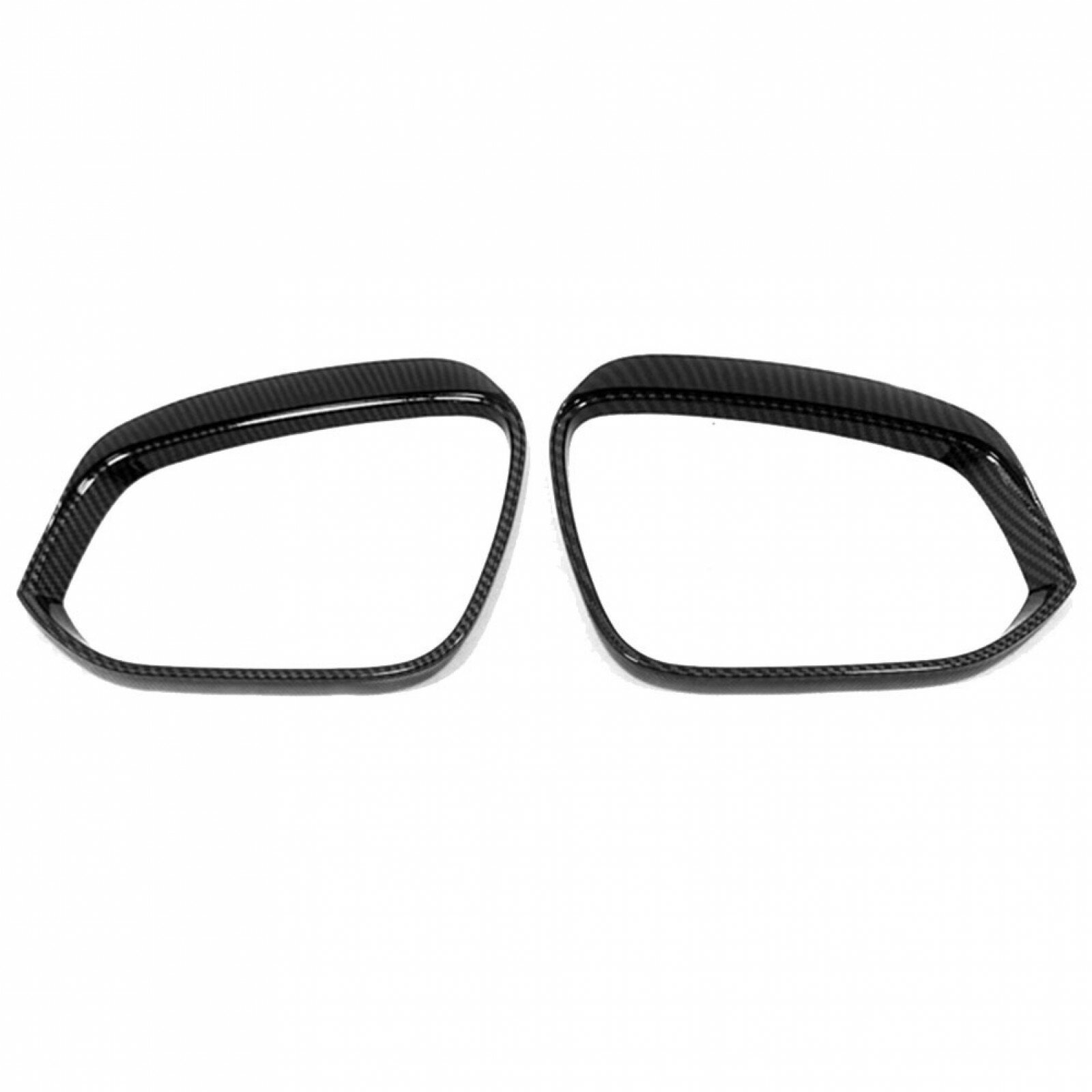 Чехлы на зеркала заднего вида MyPads для Toyota RAV4 XA50 2019, ABS-пластик с узором под углеродное волокно