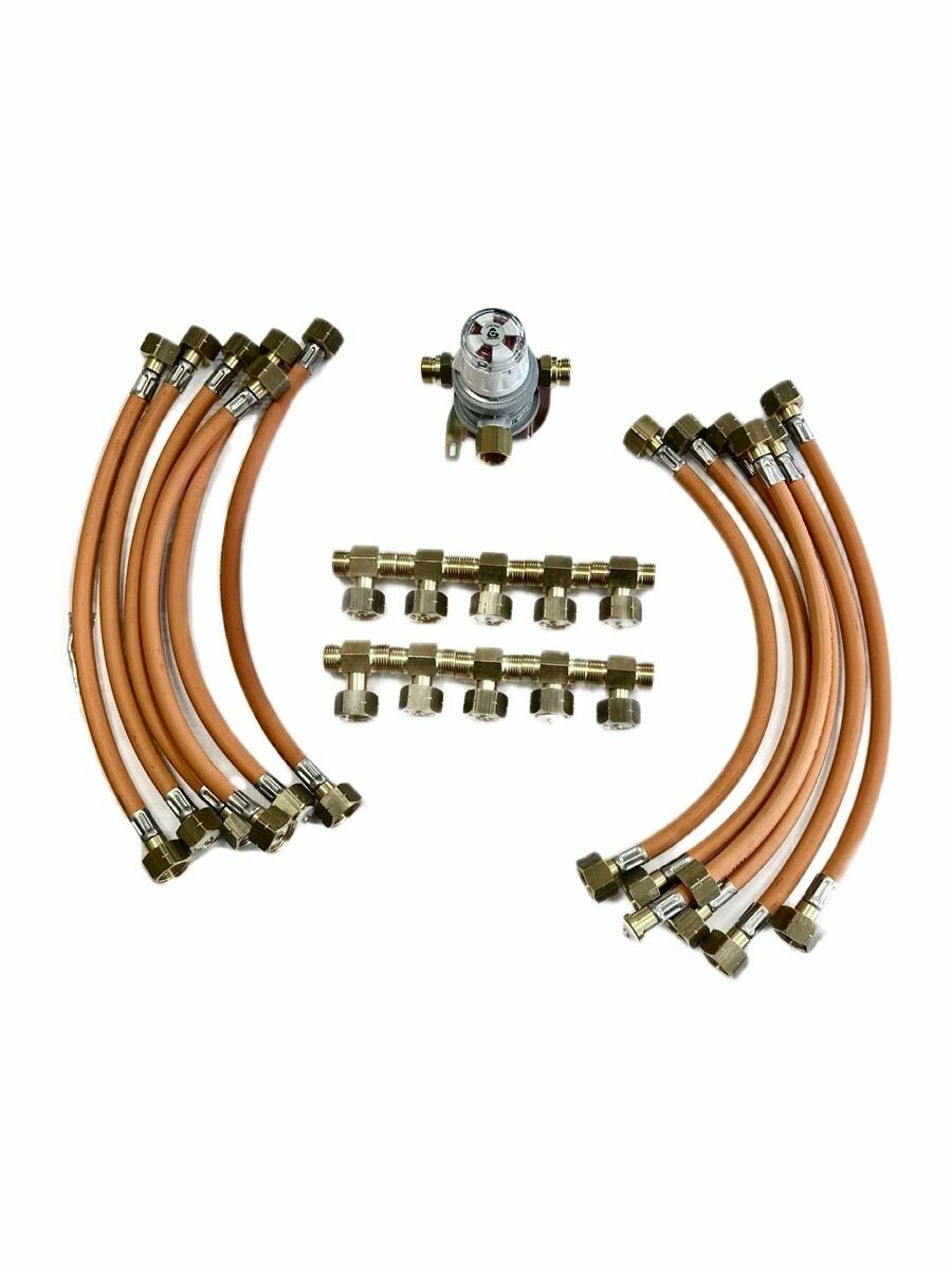 Рампа на 12 баллонов автомат Cavagna 924N 37мбар 4 кг