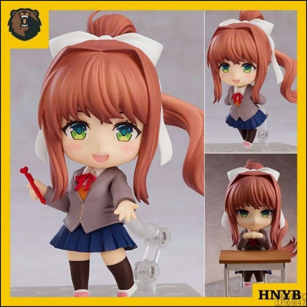 Фигурка Monika из игры Doki Doki Literature Club, высота 10 см, коллекционная модель для фанатов аниме, подарок для девочек