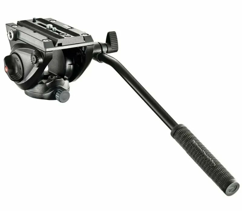 Штативная головка Manfrotto MVH500AH, для видео, 2D, с плоской базой