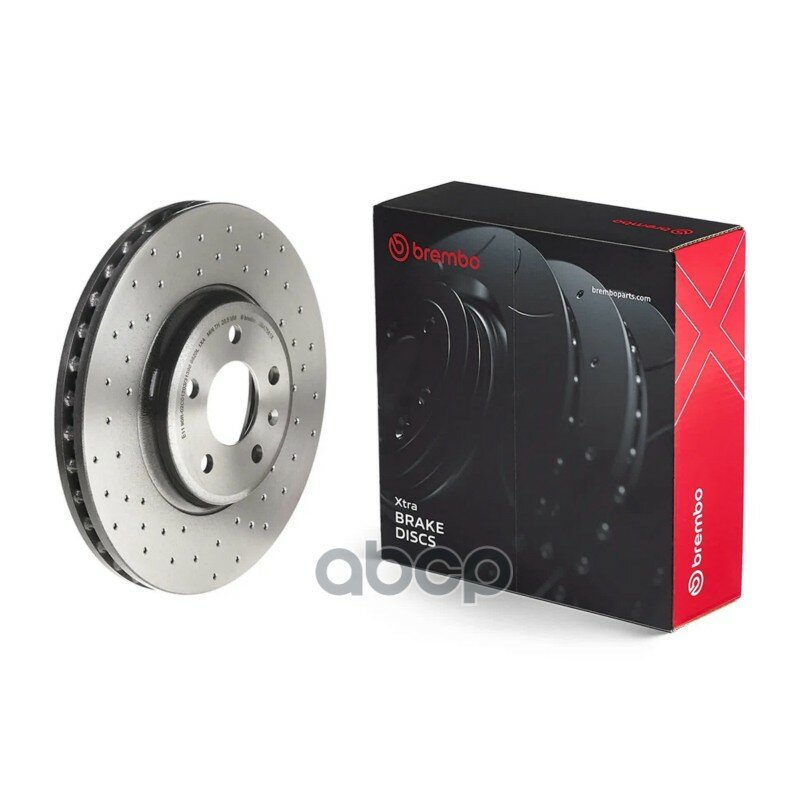 Диск тормозной передн. серии Brembo Xtra AUDI A4 (8K2 B8) 08/07-12/15 / AUDI A4 Allroad (8KH B8) 0 Brembo арт. 09. a758.1x