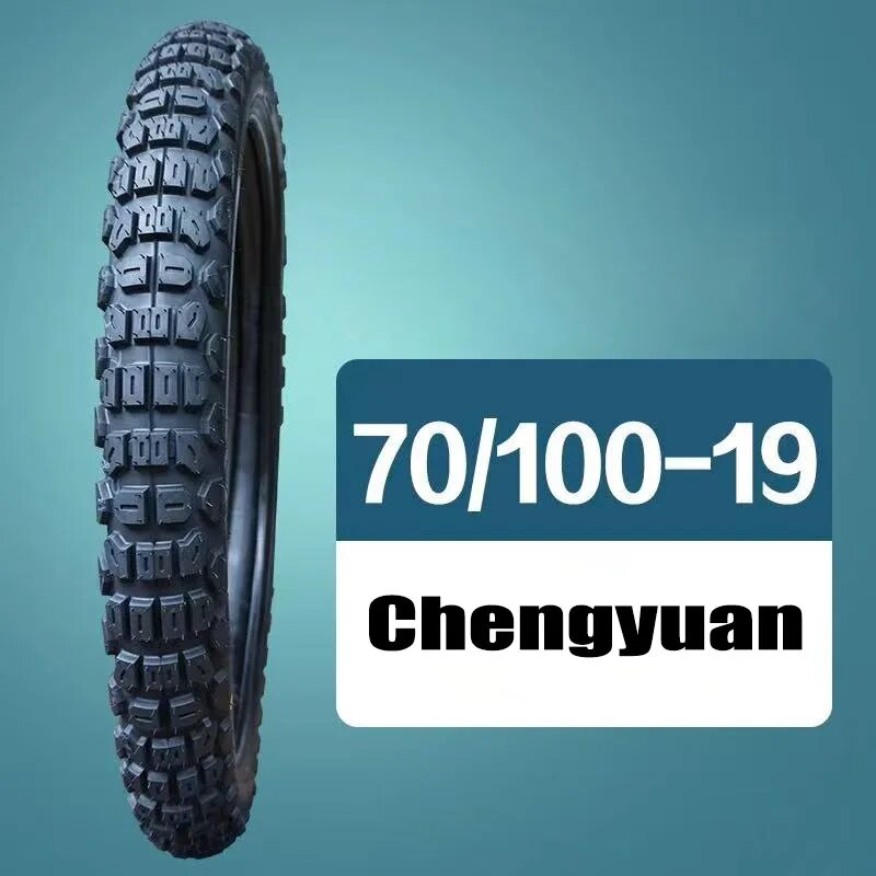 Chengyuan 70/100-19 вездеходная шина с черепаховой спинкой, износостойкие дорожные шины, подходящие для велосипедных легких пчелиных шин 79, внутренняя и внешняя t