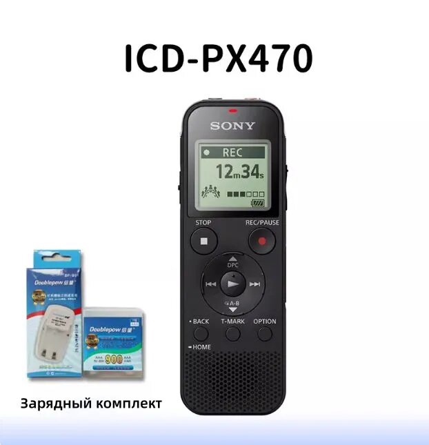 Sony MP3-плеер 4 ГБ, черный матовый