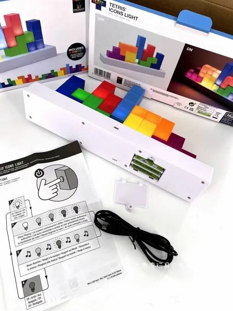 3D Ночник тетрис - Tetris — фото 1
