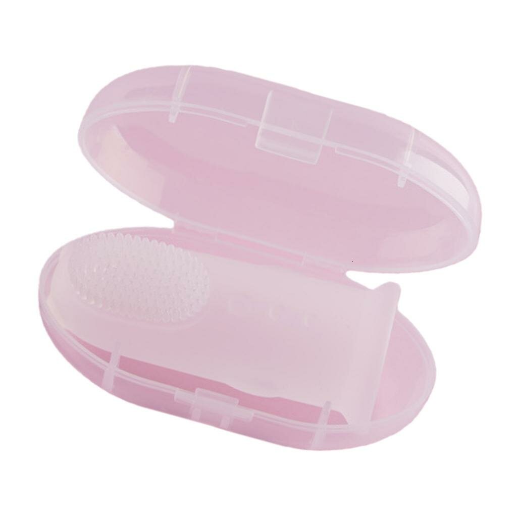 Силиконовая чистящая массажная щётка для зубов младенцев, Прозрачный цвет