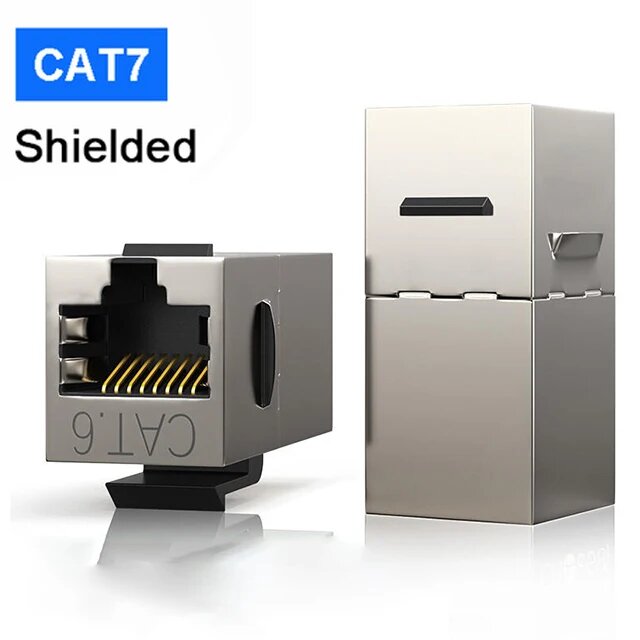 Keystone Cat7 Shielded RJ45 коннектор 2шт