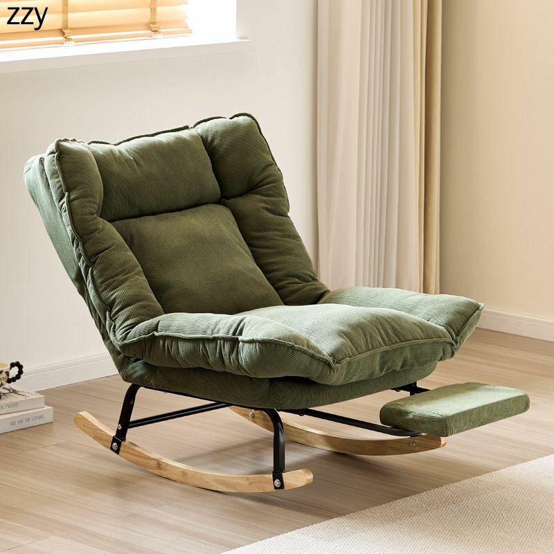 Качели с регулируемой спинкой (телескопический подножок, широкое сиденье)